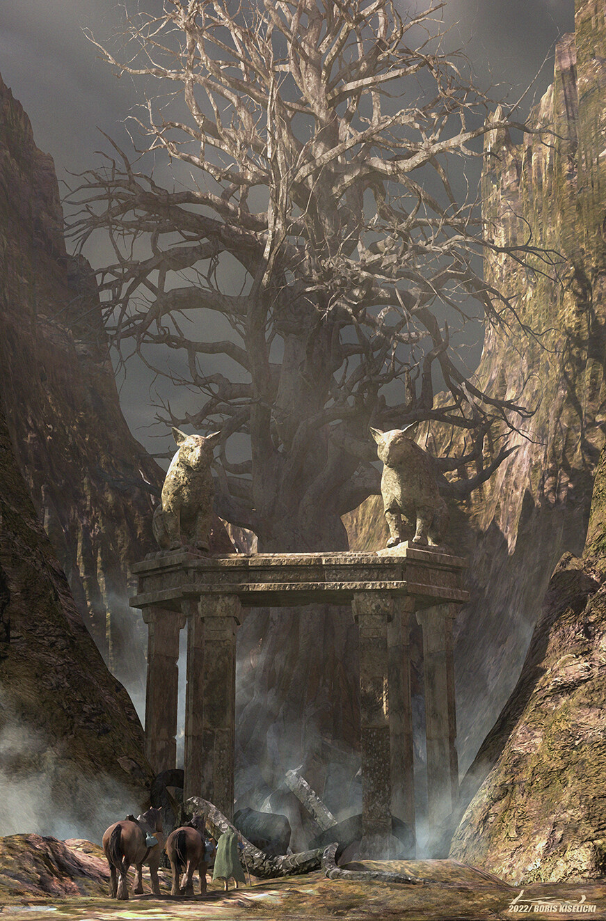 ArtStation - The dead god