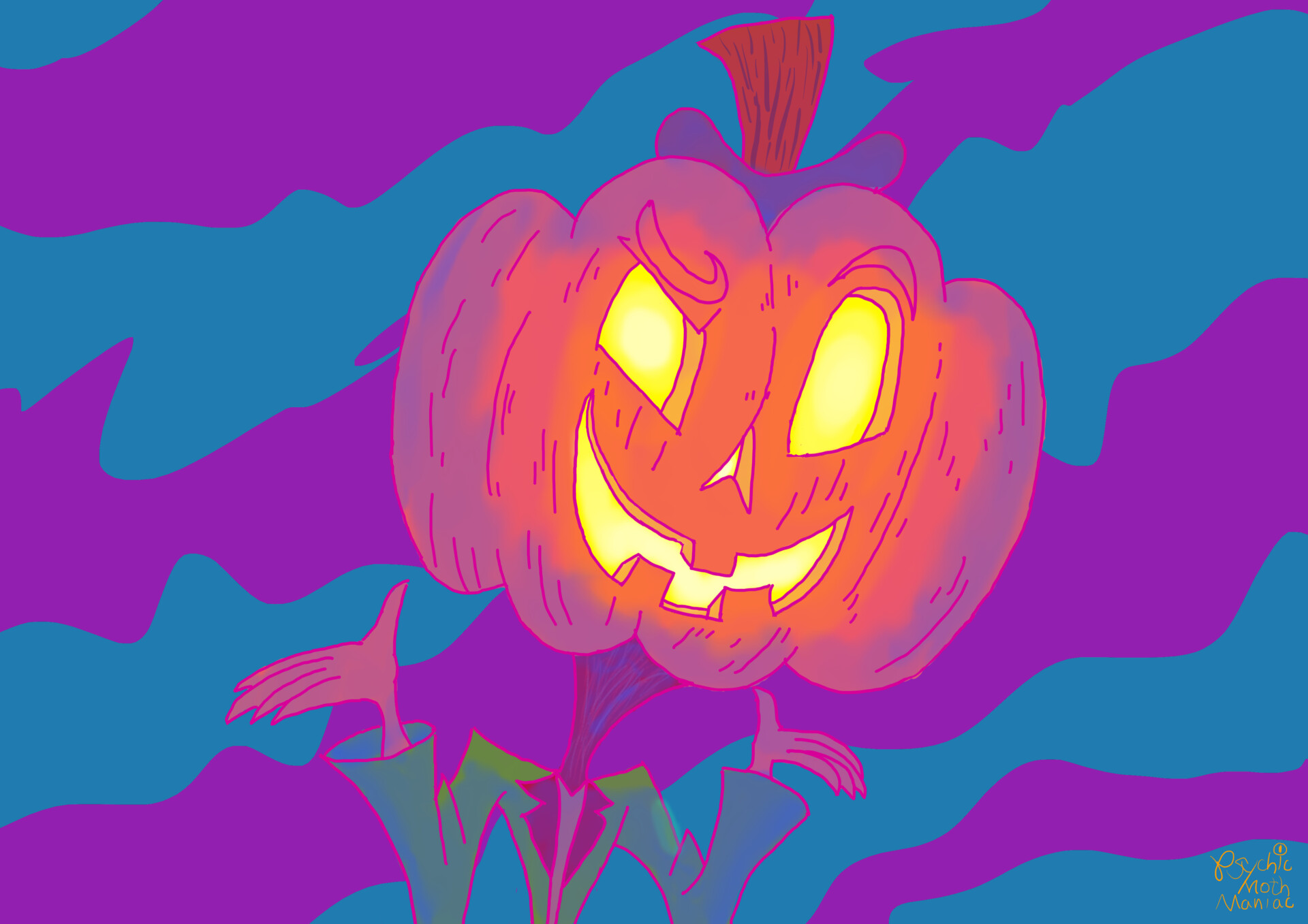 ArtStation - The Pumpkin Devil