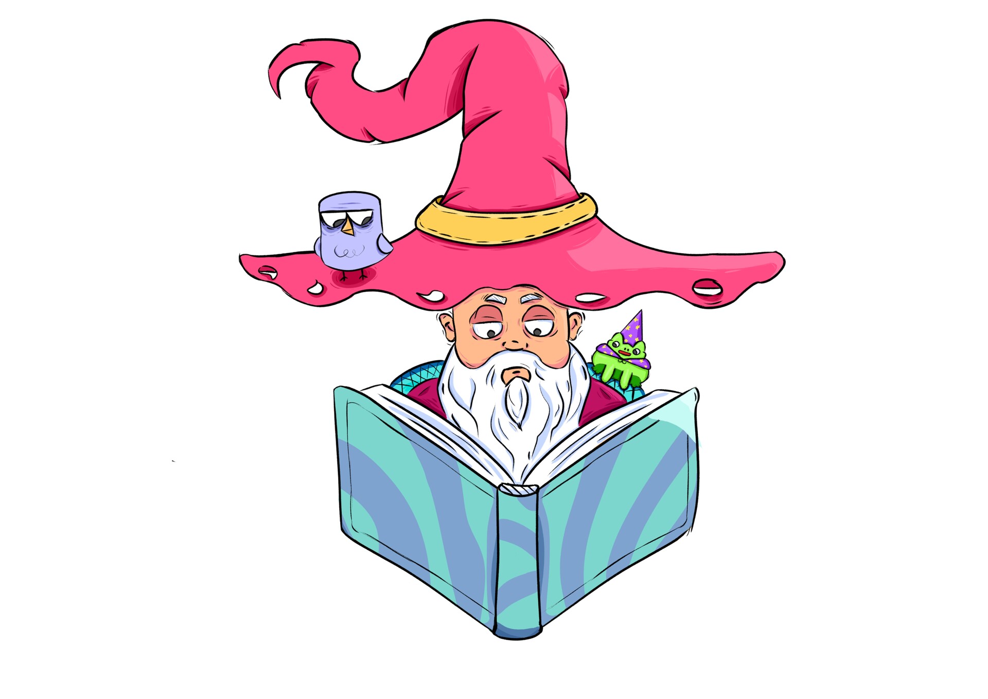 ArtStation - wizard and his friends