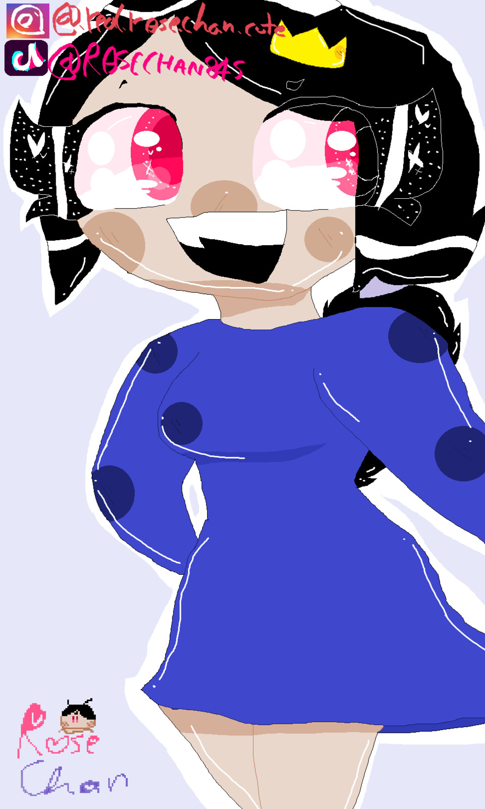 Rose Chan Cute - Rose Chan cosplaying as Blue Rainbow Friends