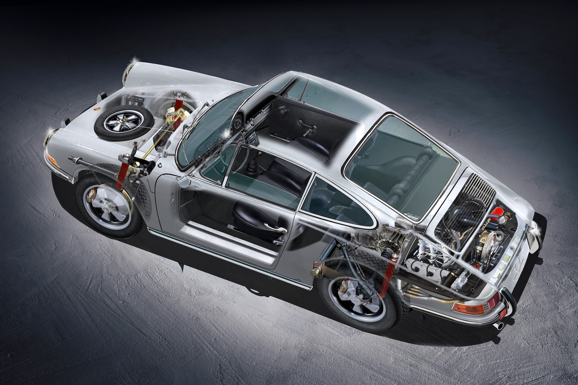 Tailor-made Cutaways - Porsche 911 F