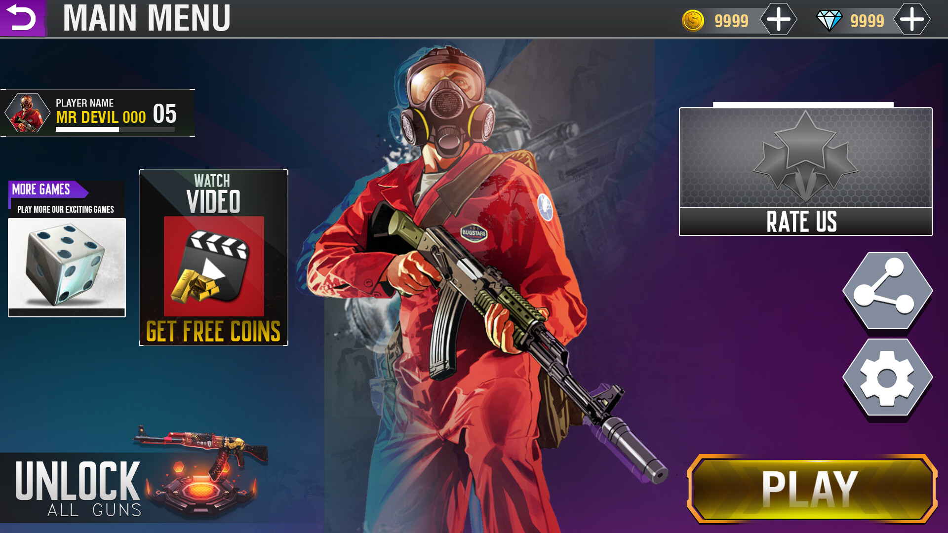 ArtStation - SHOOTING GAME UI