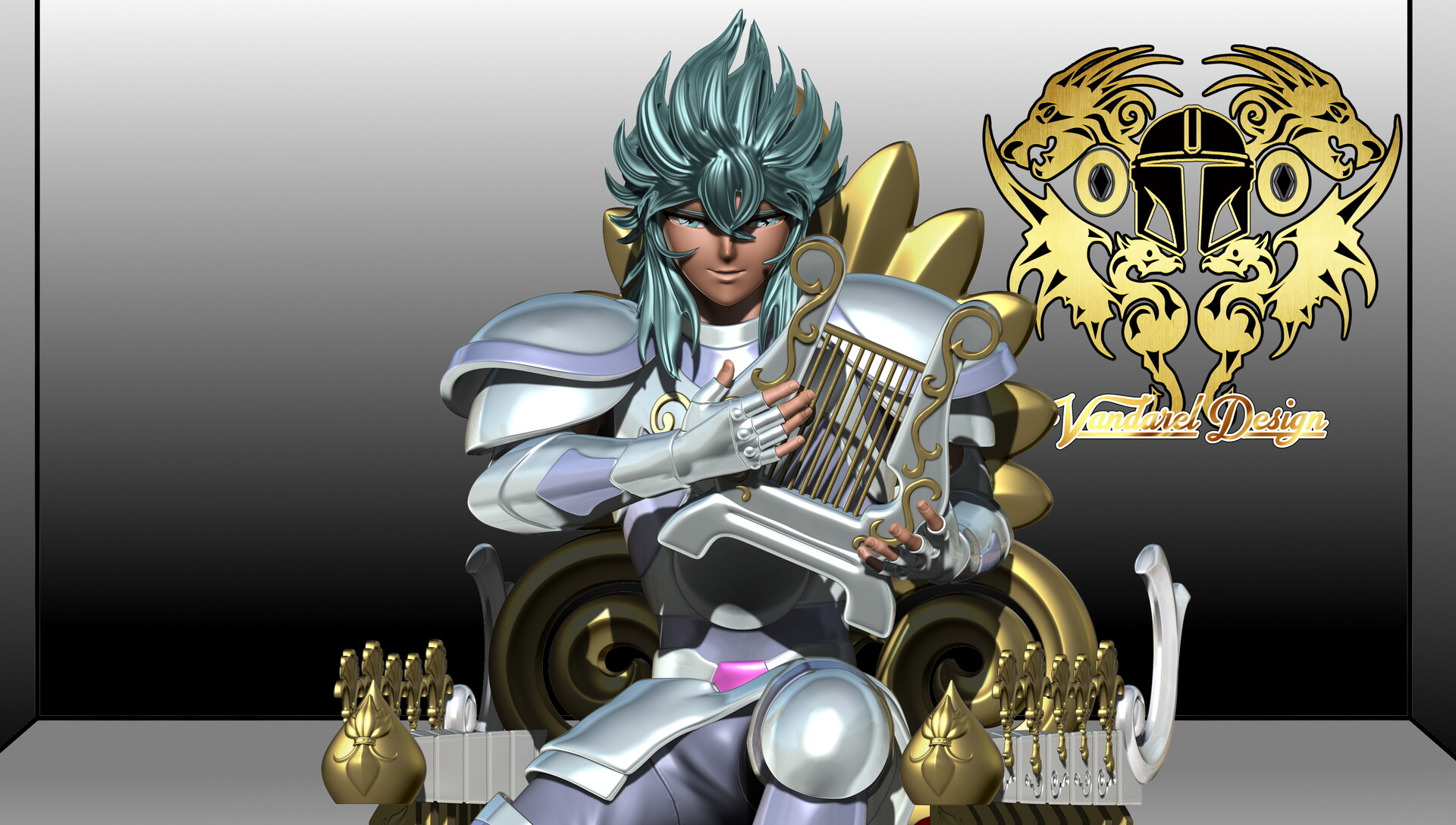 Orpheus Lyre Saint Seiya