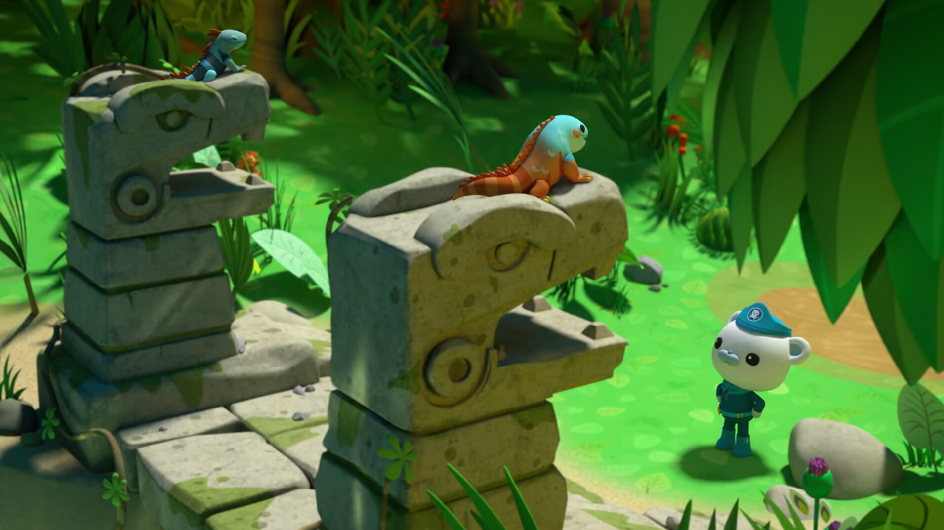 ArtStation - Octonauts movie. Art Direction on 'Caves of Sac Actun'.