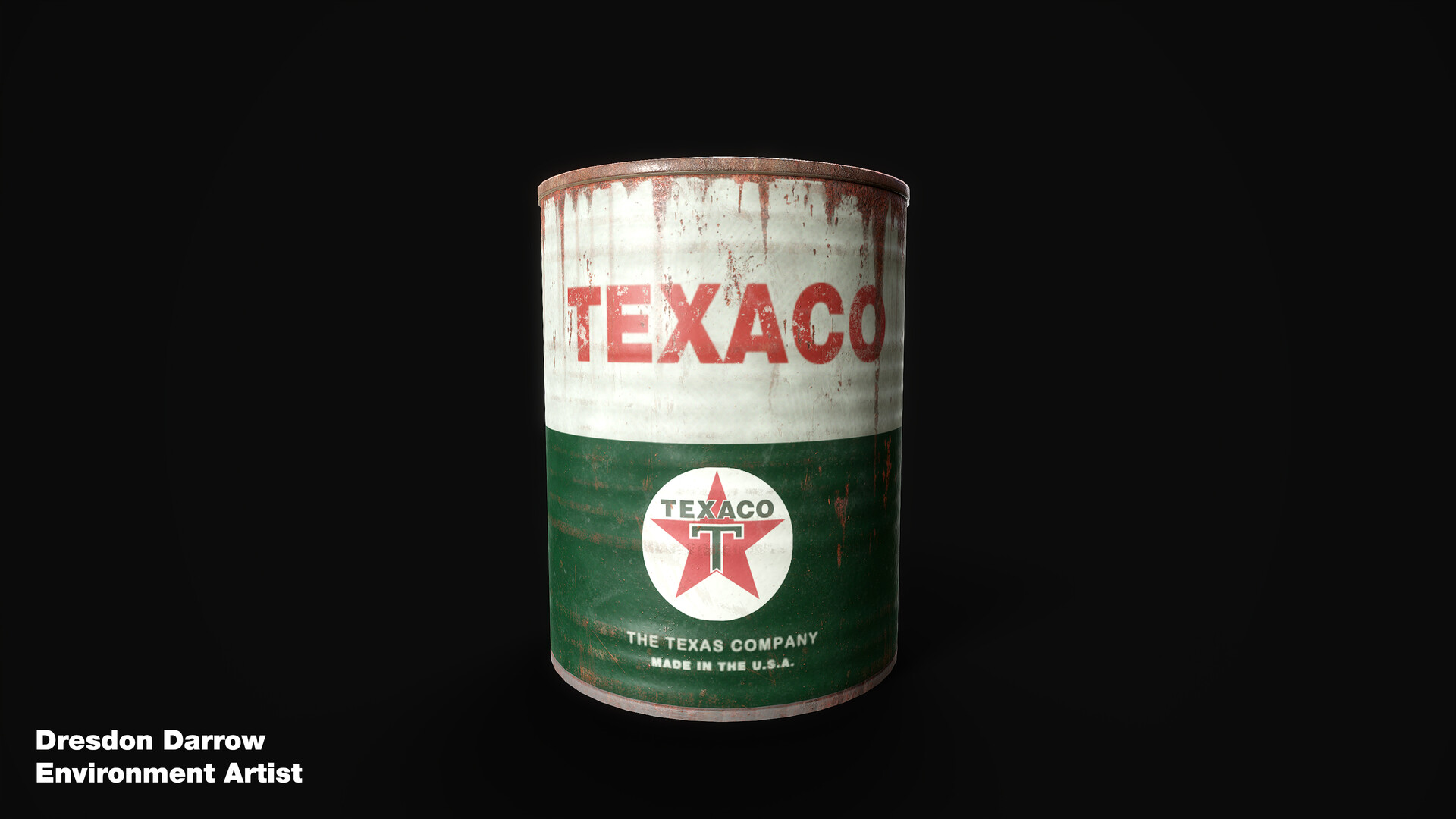 ArtStation - Vintage Oil Can Prop
