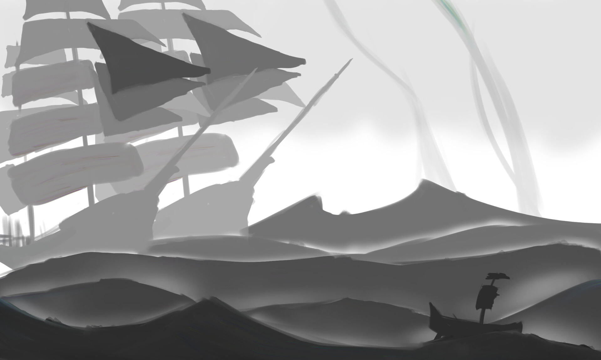 ArtStation - Environment greyscale