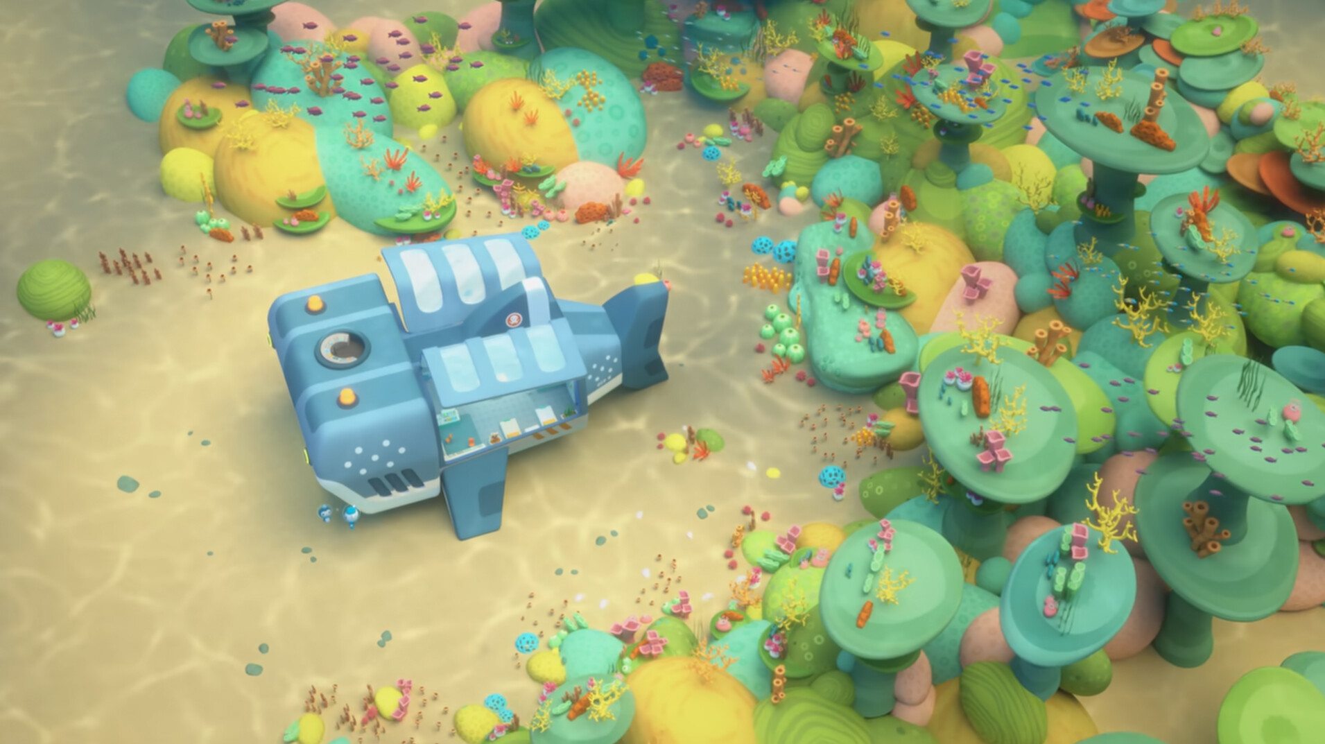ArtStation - Octonauts movie. Art Direction on 'Great Barrier Reef'.