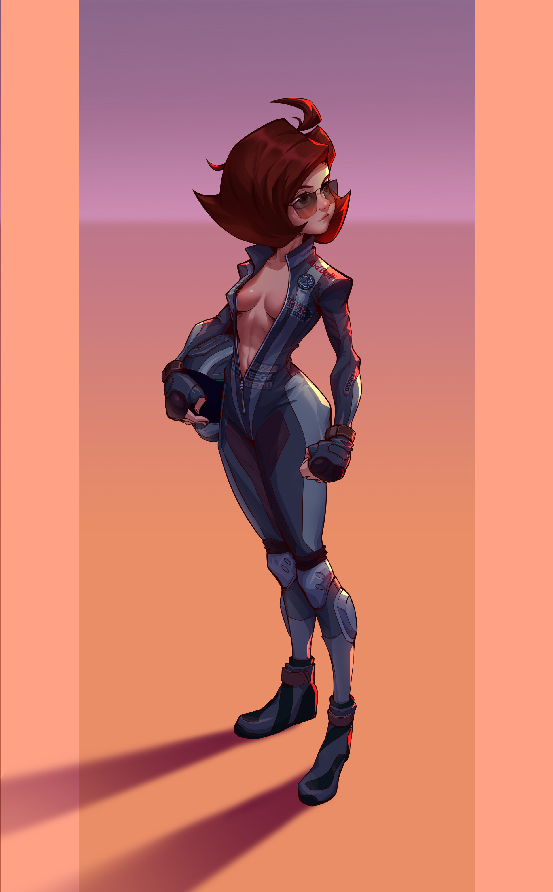 ArtStation - Racing driver