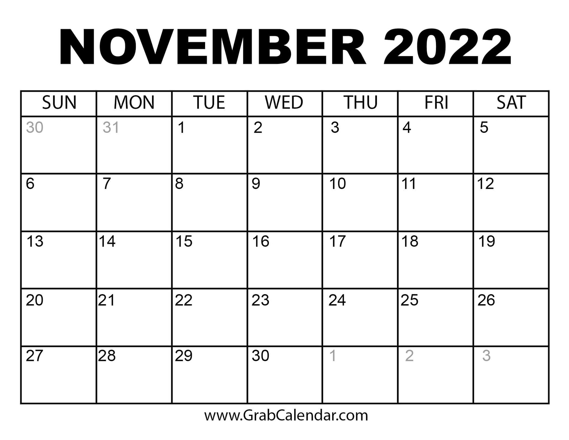 Calendar 2022