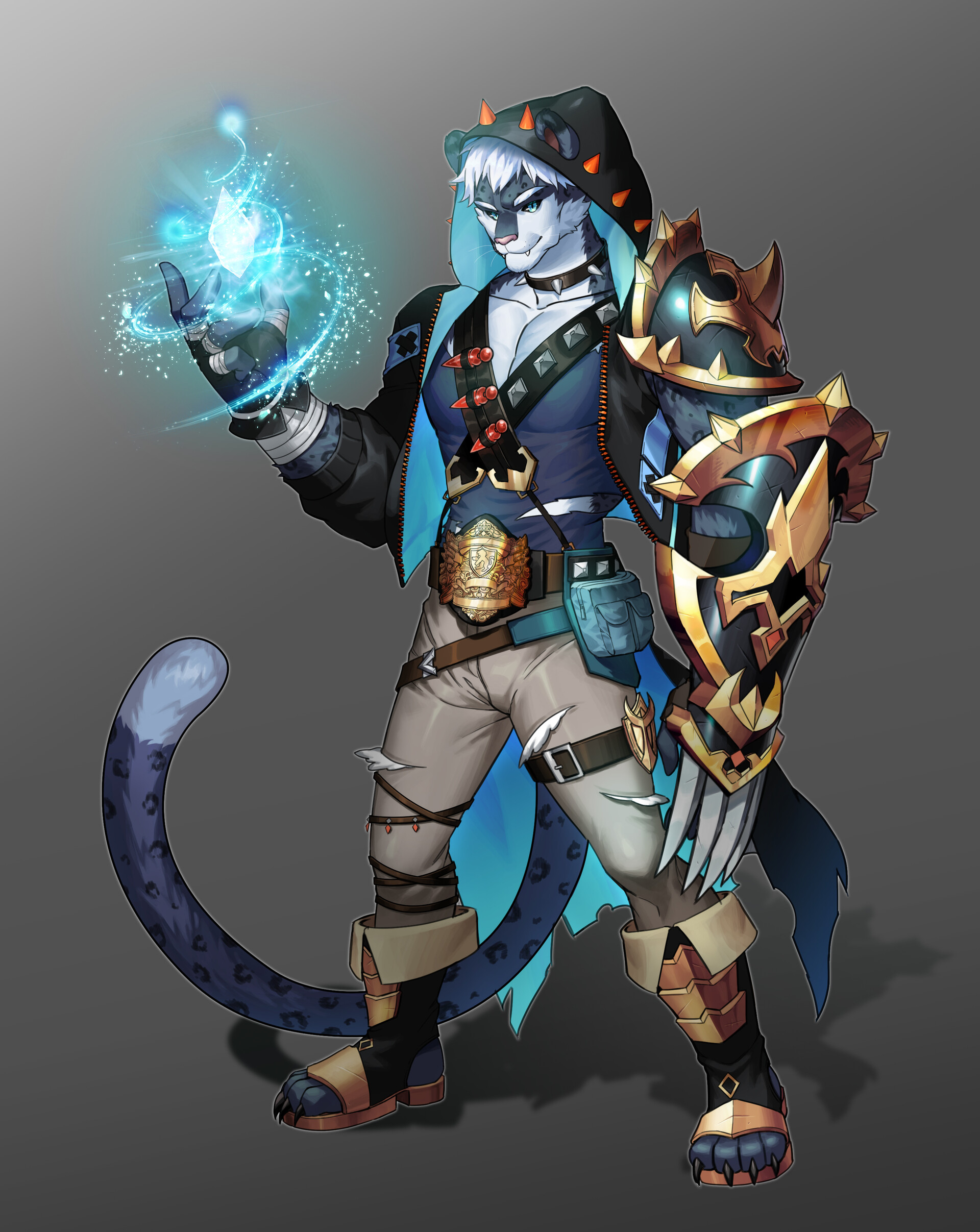 ArtStation - Snow Leopard Fighter