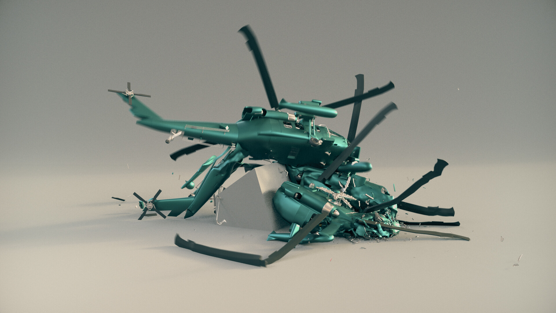 ArtStation - Houdini RBD simulation