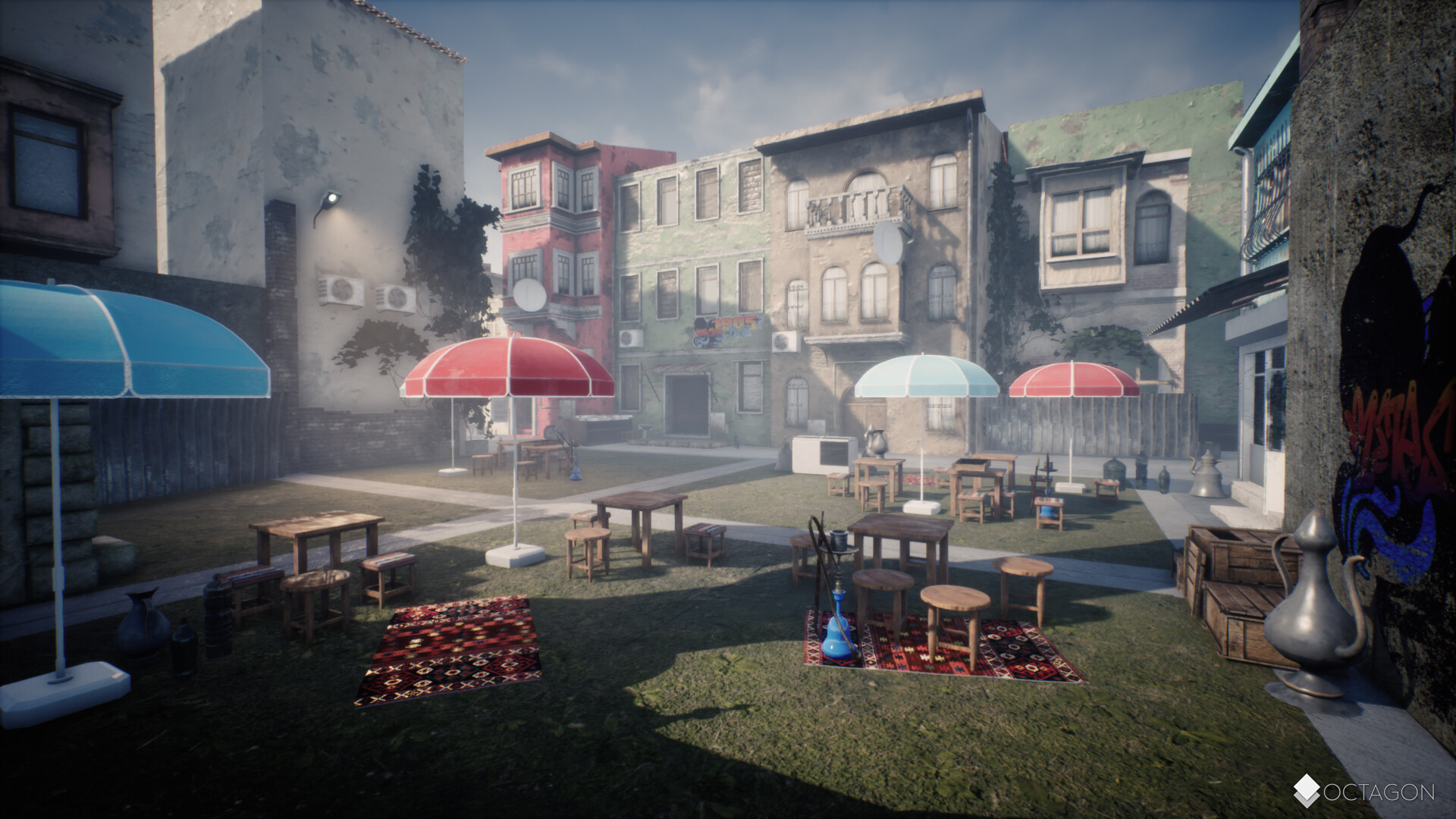 Ali Can Meydan - Realistic Istanbul Slum Street with Props