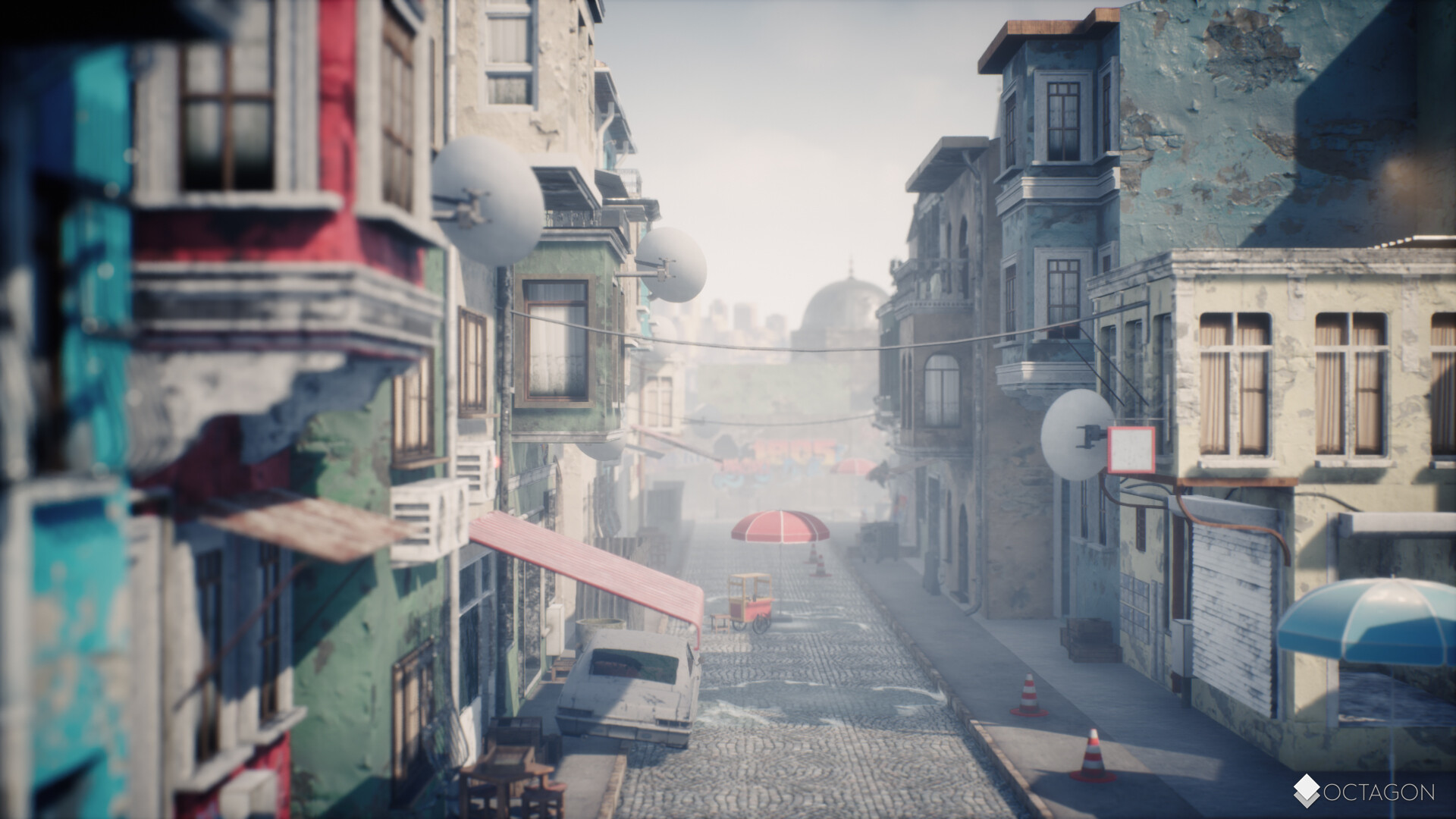 Ali Can Meydan - Realistic Istanbul Slum Street with Props