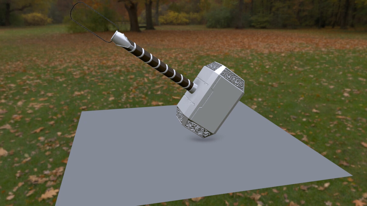 ArtStation - Hammer of Thor Model