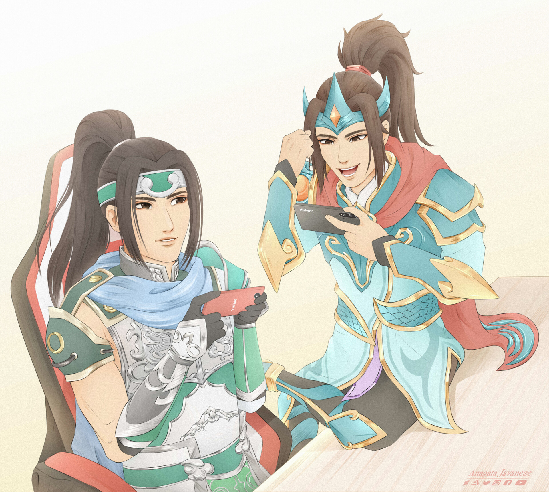 ArtStation - Zilong (Dynasty Warriors) & Zilong (Mobile Legends)