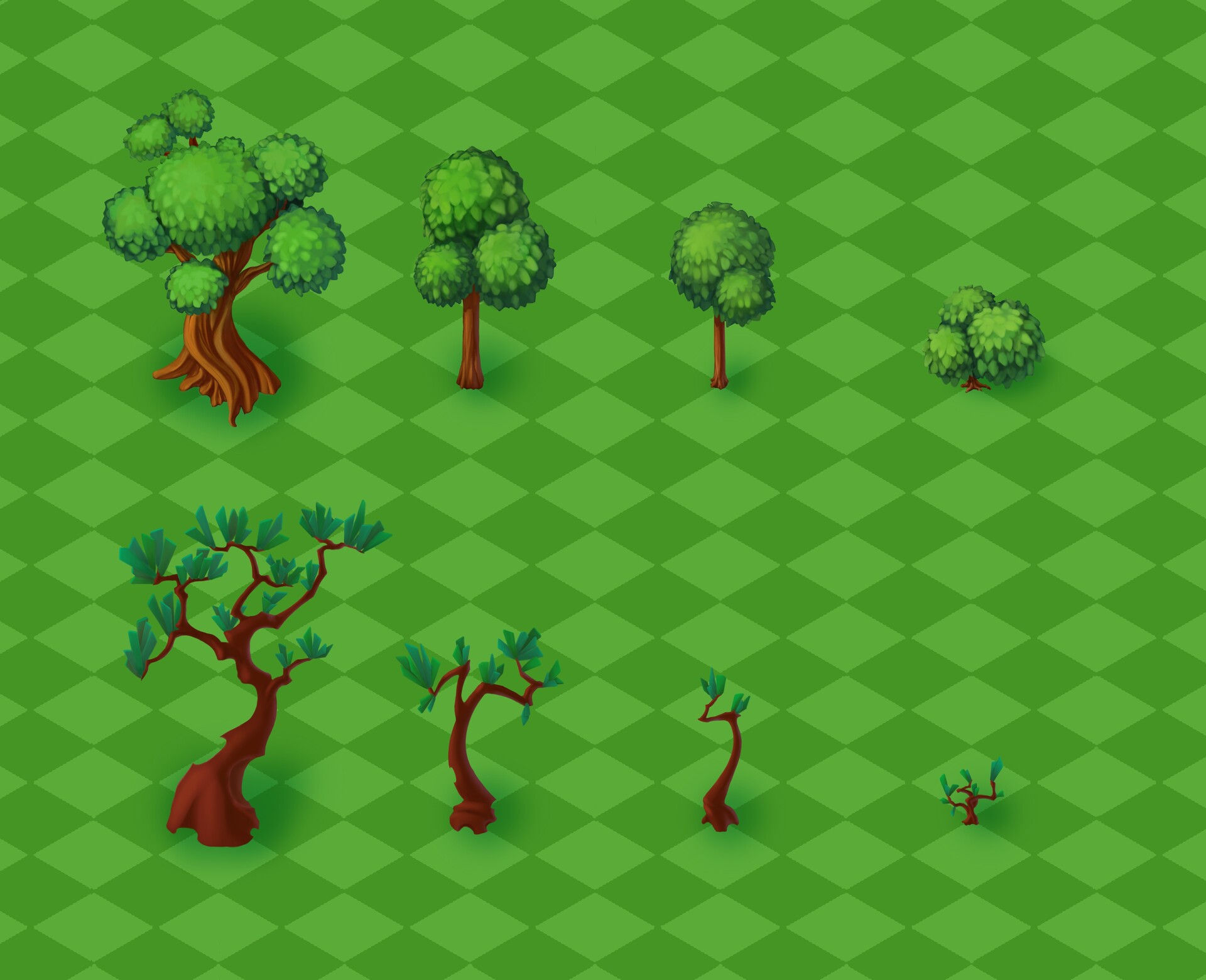 ArtStation - Casual objects - trees
