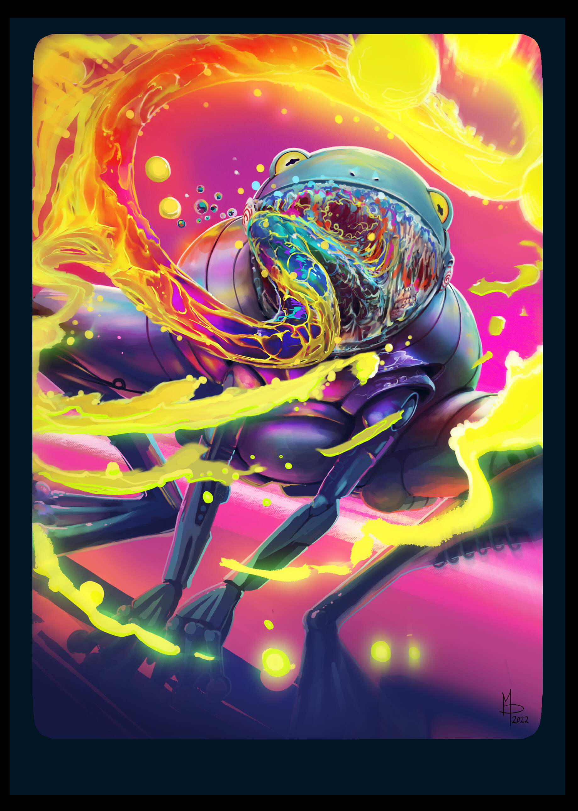 ArtStation - MTG Keimi custom NEO token