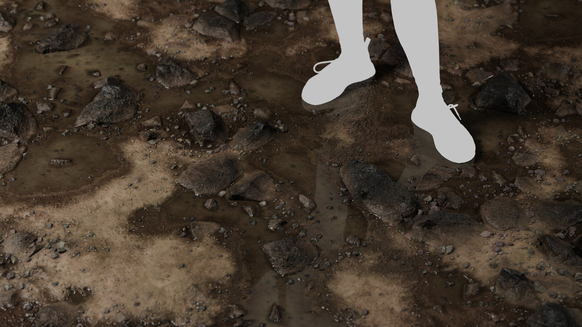 ArtStation - Muddy ground material - Substance Designer