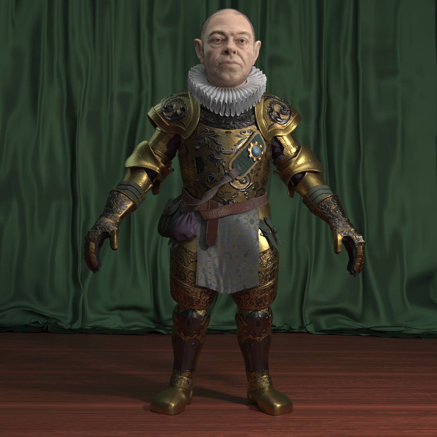 ArtStation - Gnome in Armour