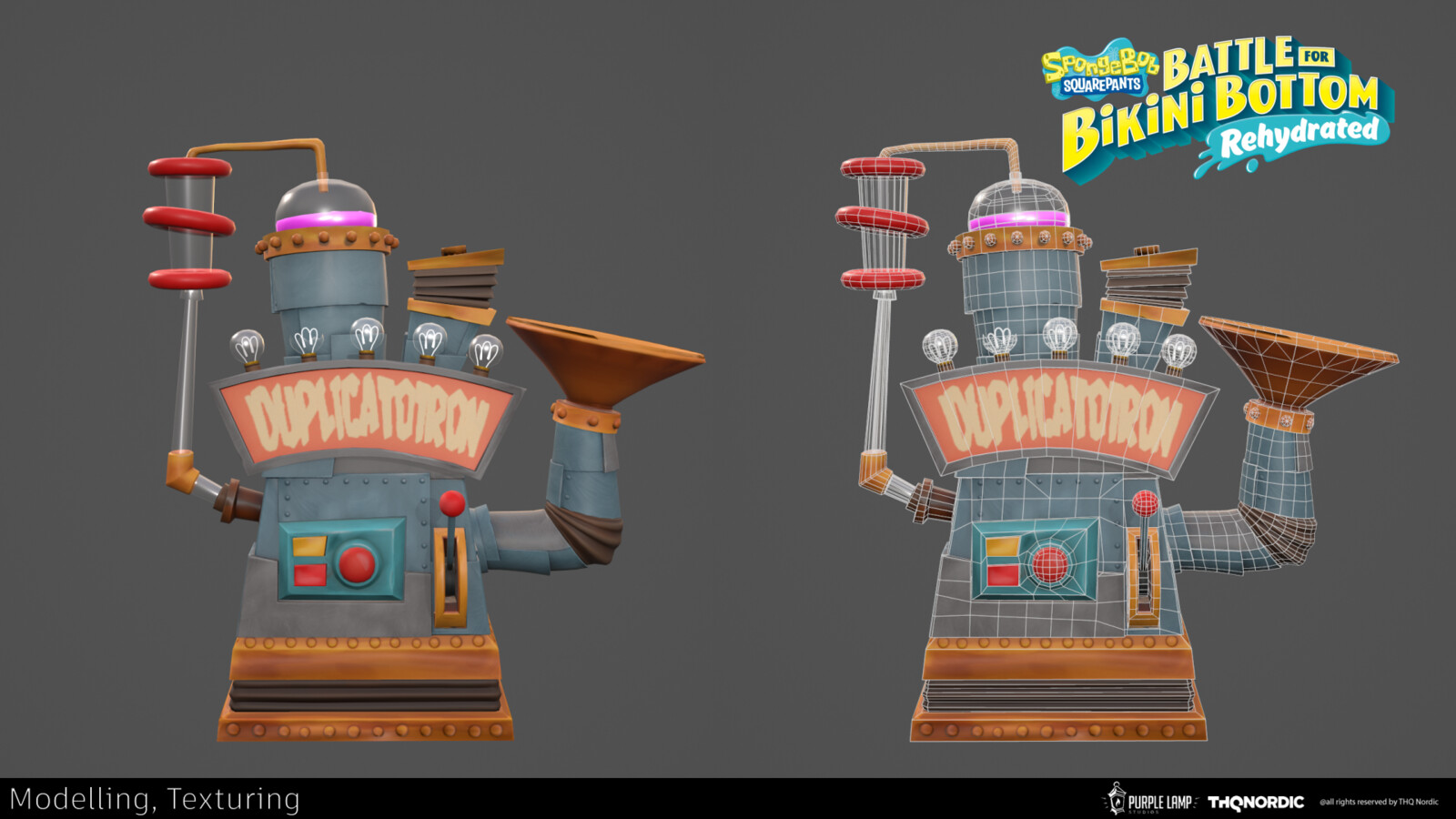 Lukas Ott 3D Artist - Spongebob Rehydrated Characters