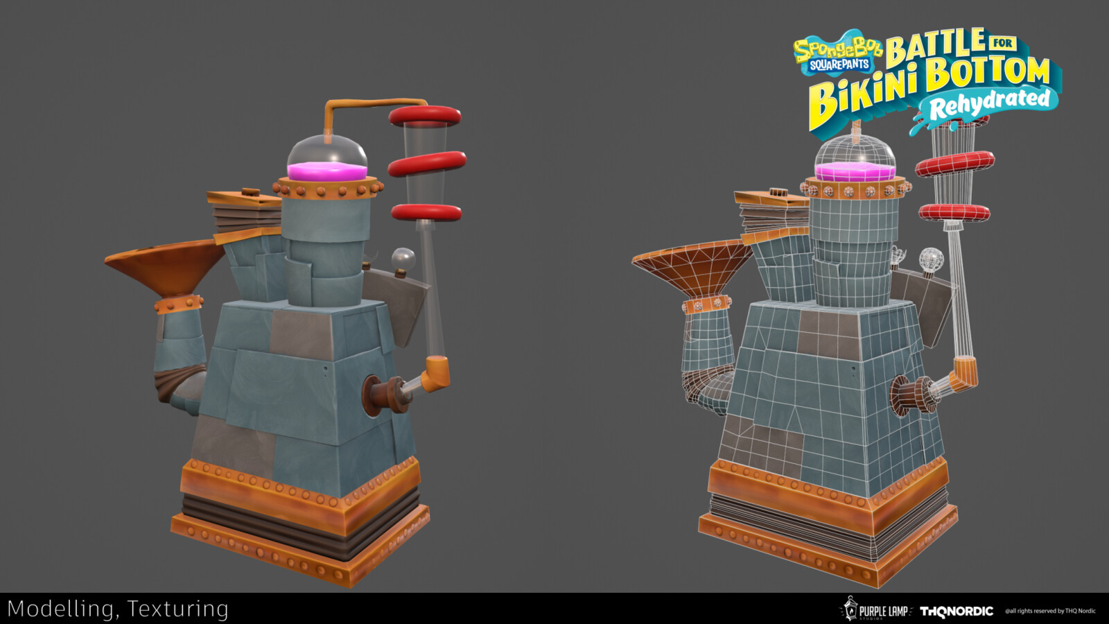 Lukas Ott 3D Artist - Spongebob Rehydrated Characters