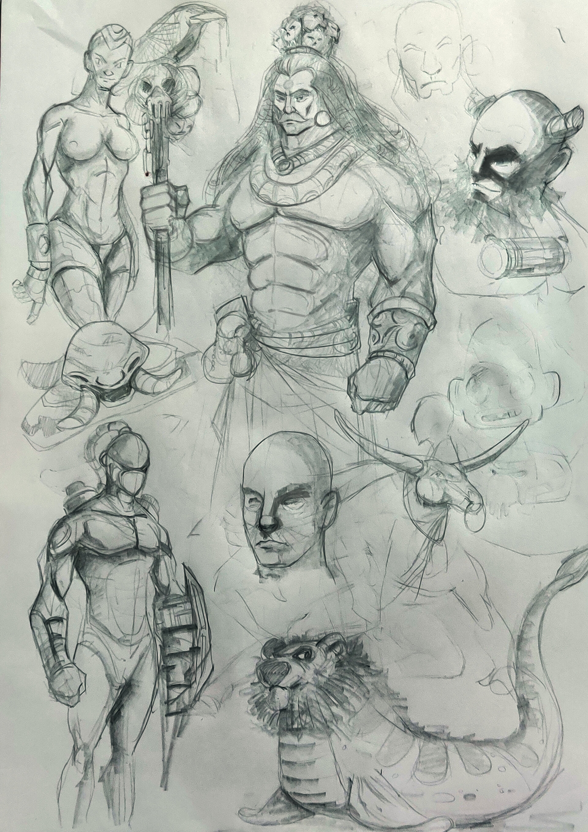 ArtStation - character sketching