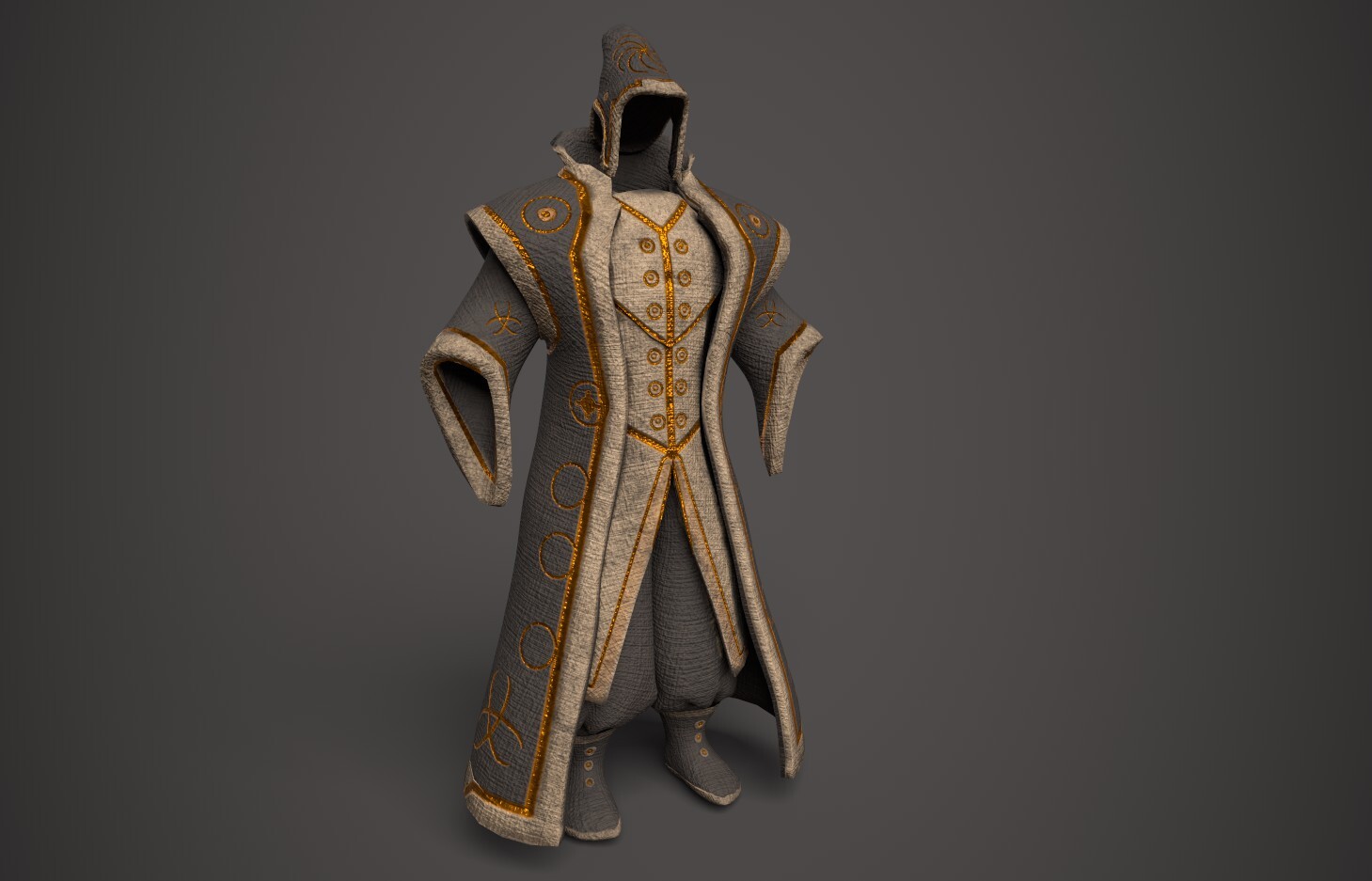 Vlado Markoski - Low poly Mage clothes