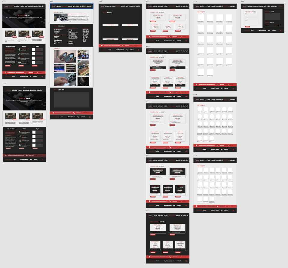 ArtStation - Website Mock-up : Le Labo de Cécile
