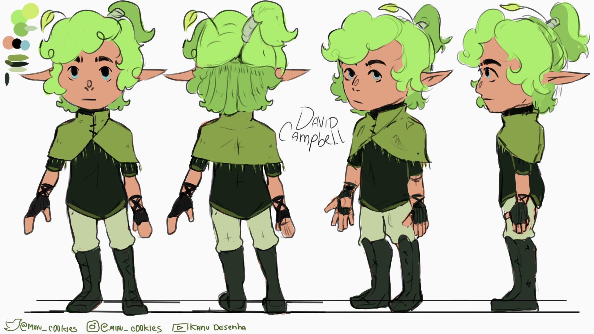 ArtStation - Original Characters - (Character Design) - David and ...