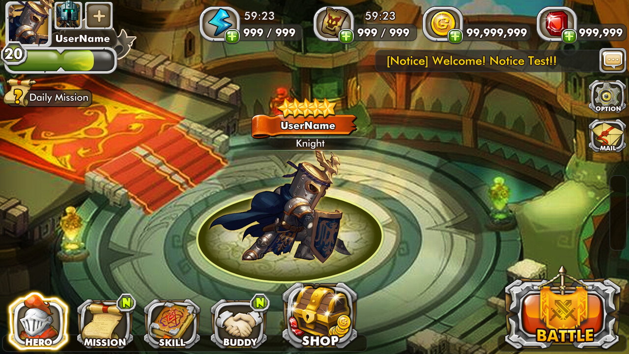 ArtStation - UI Personal Work - RPG Concept B