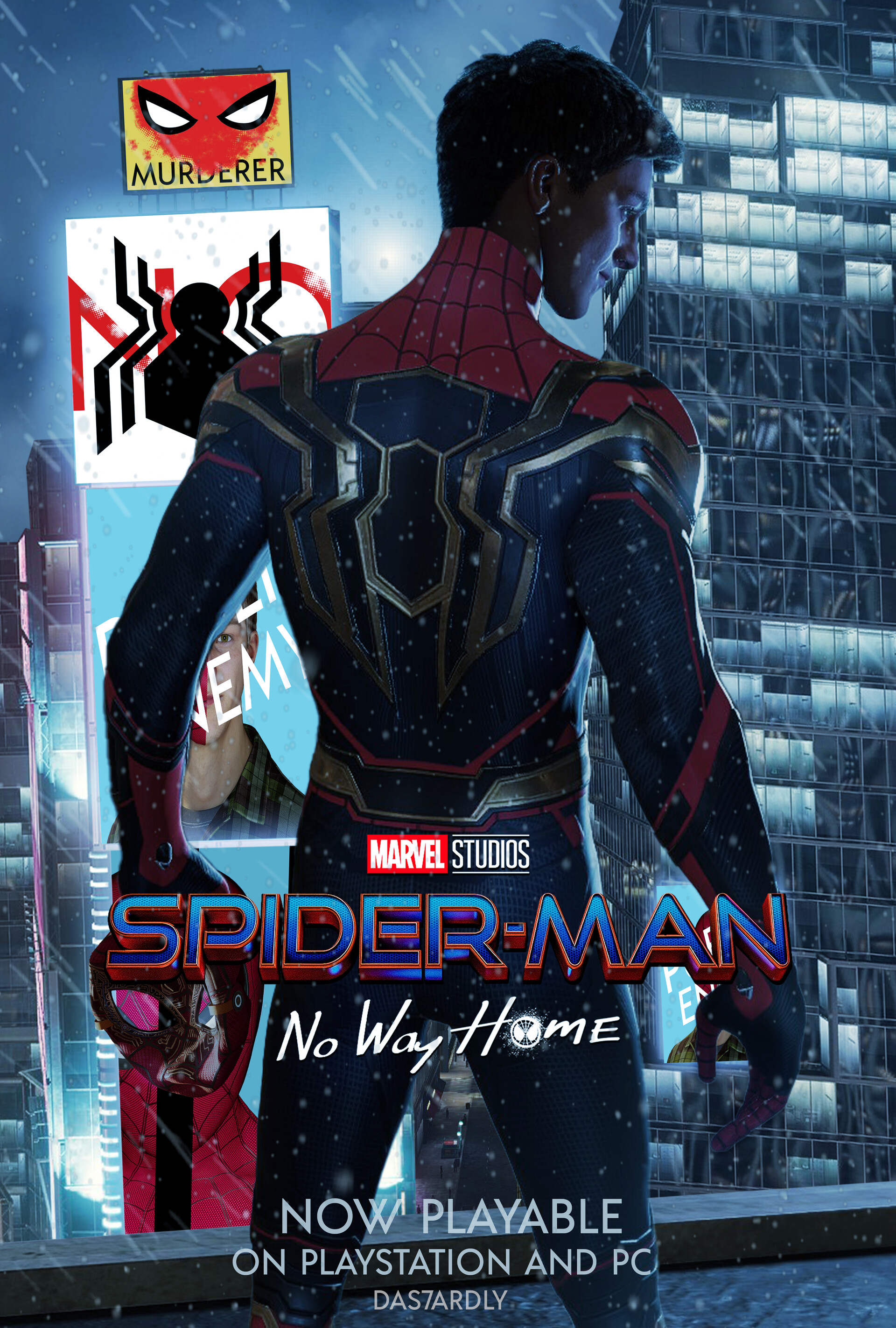 ArtStation - No Way Home Poster in Spider-Man Remastered