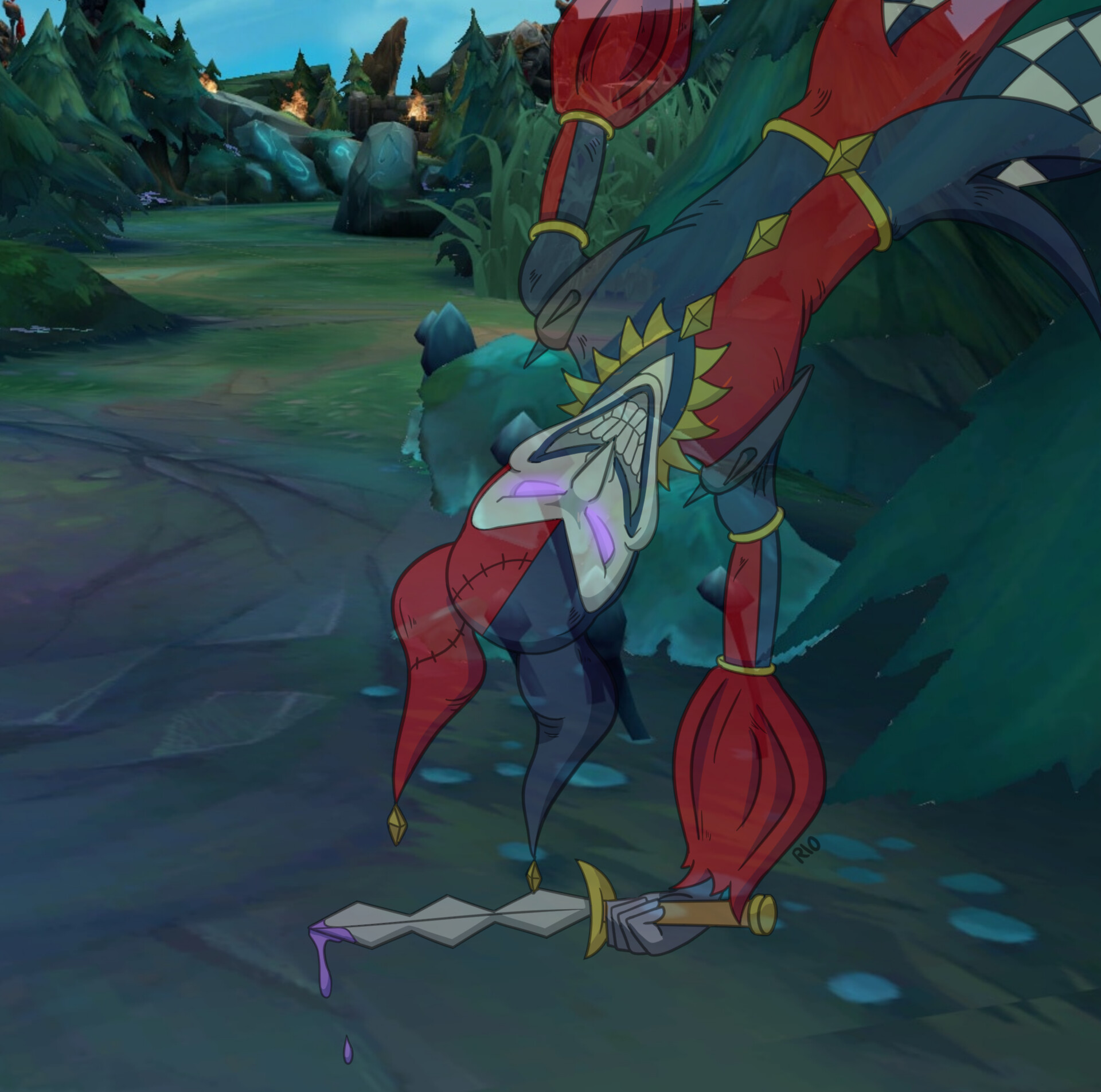 ArtStation - Loltubre 3: Shaco!