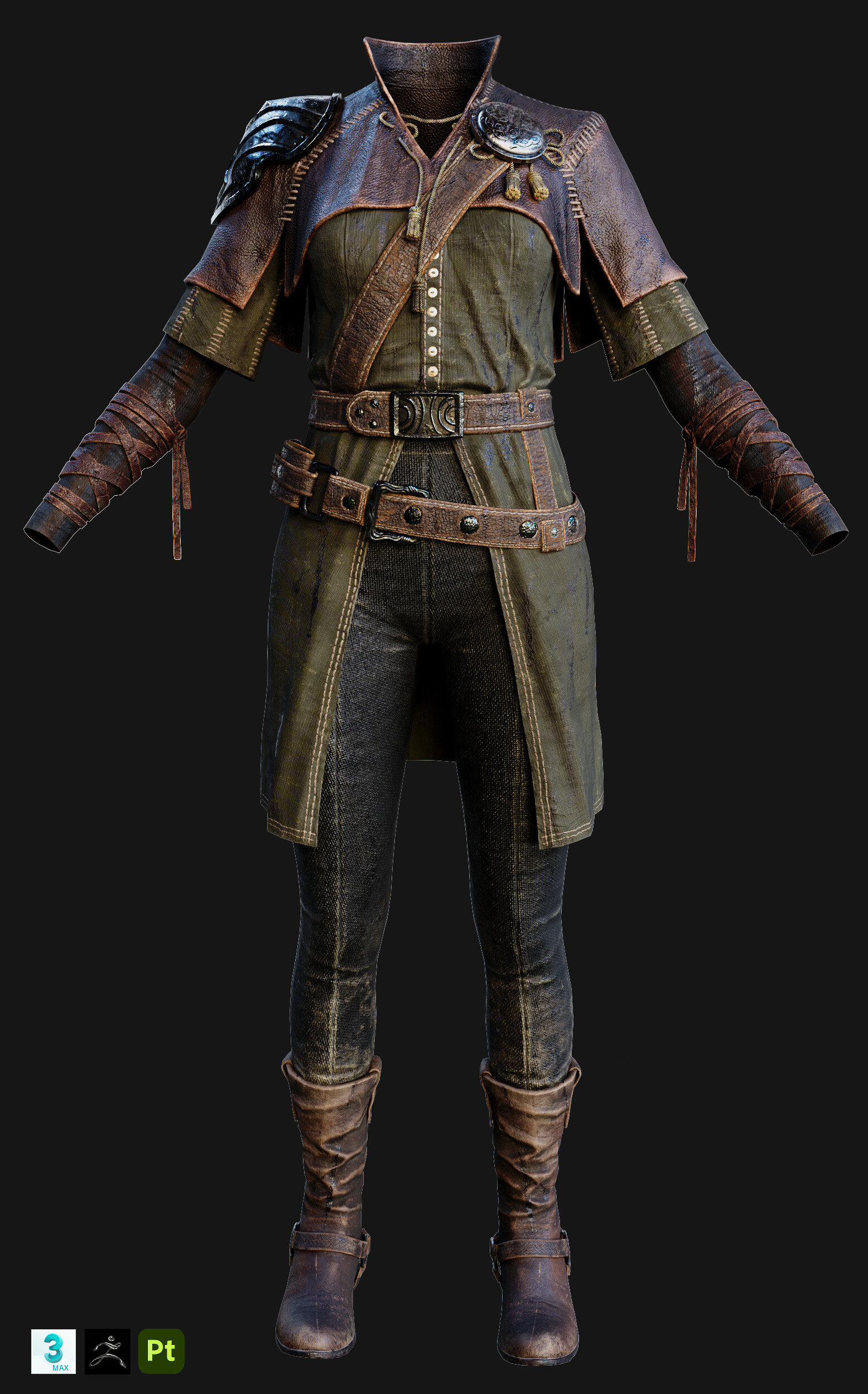 Huntress armor by jeongmin Park — ProUser.Me