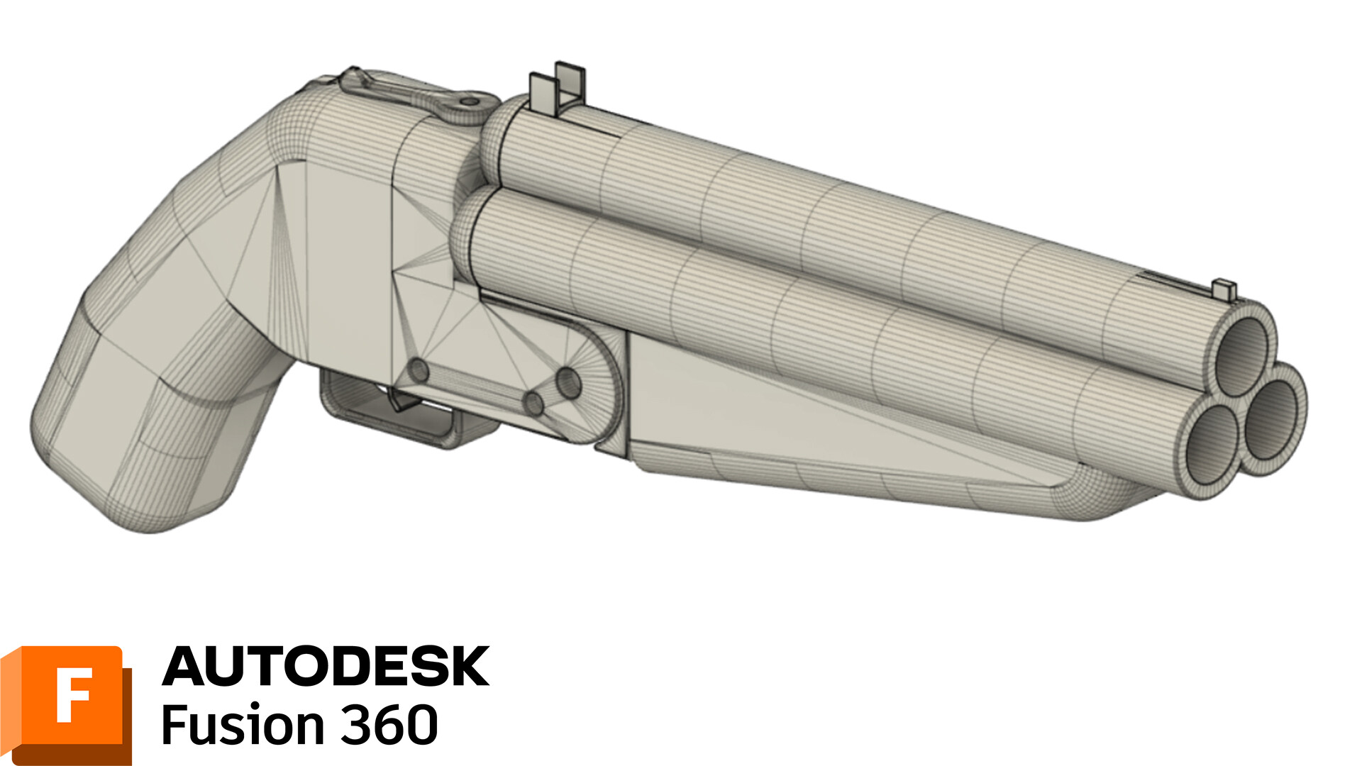 ArtStation - Tri Barrel Shotgun