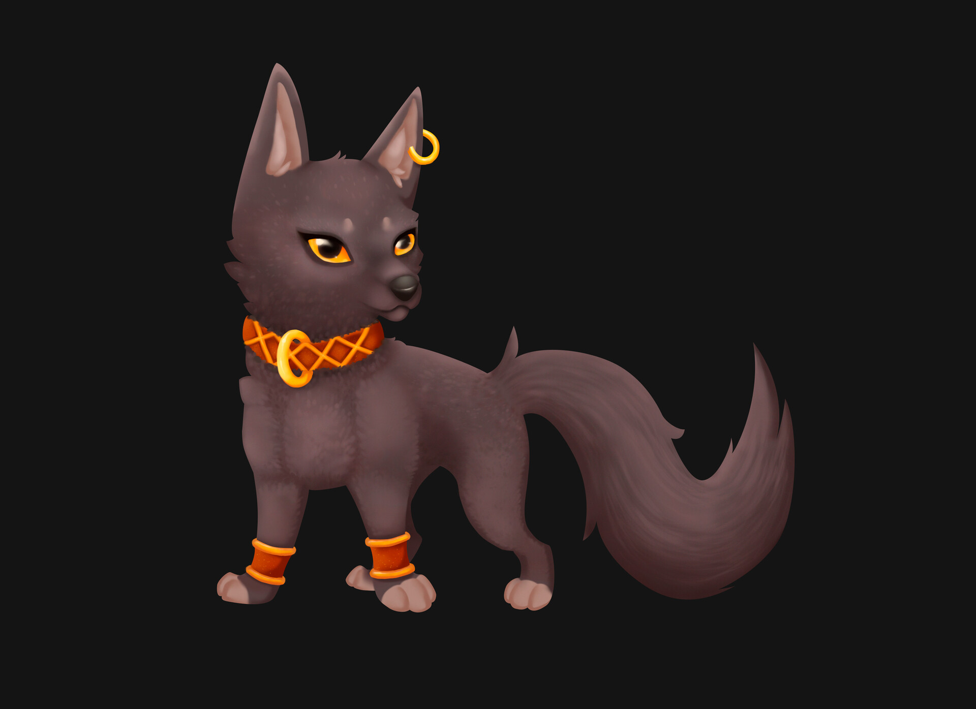 ArtStation - Gray fox