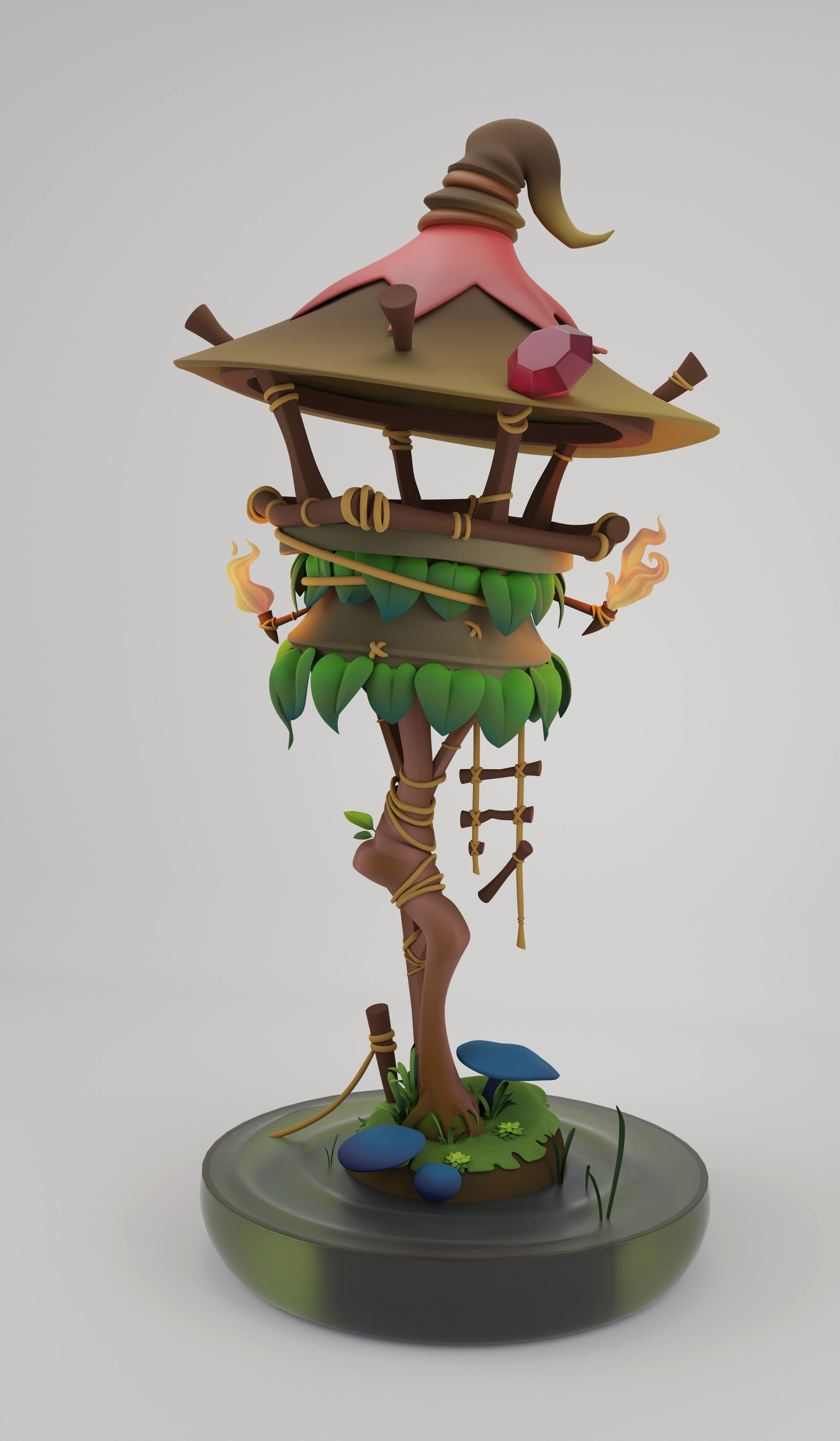 ArtStation - "SPYRO" fanart - Swamp Tower