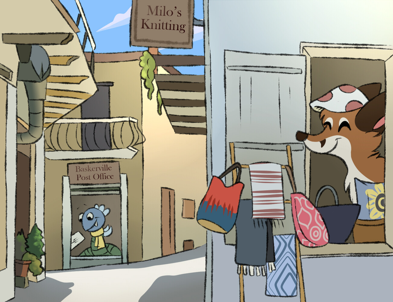 ArtStation - "Have you seen Wormy?" game concept art