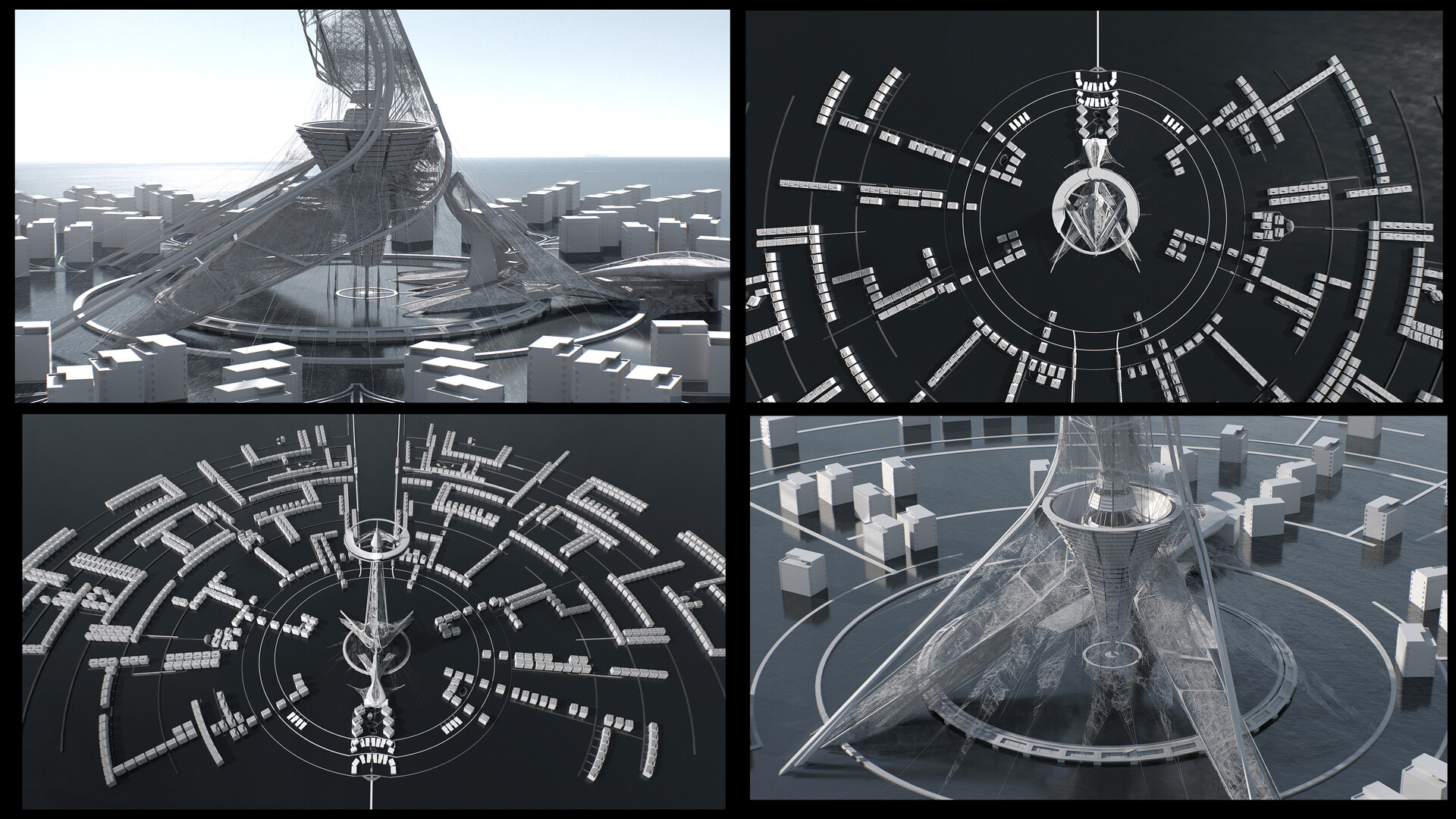 Yury Ostapchuck - Westworld s4 concept art , Hcity design