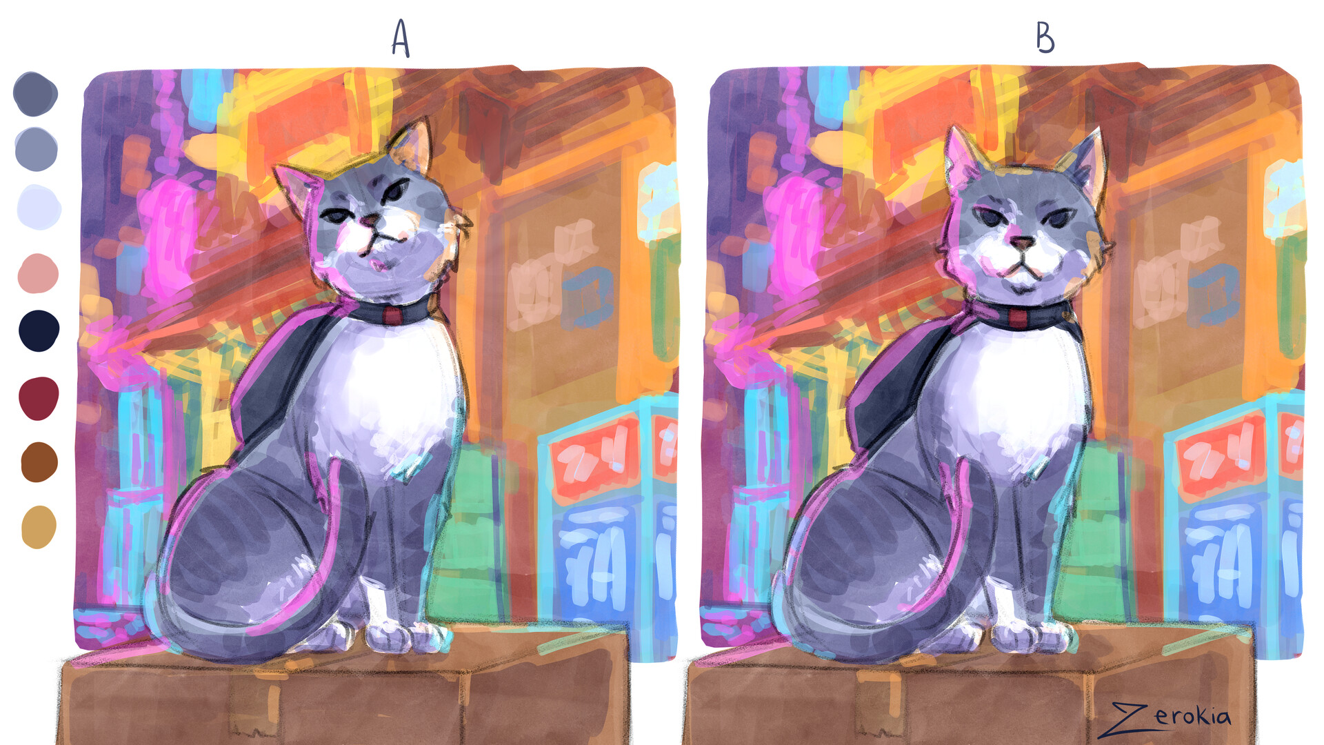 ArtStation - Concept Art - Gary in the Stray world