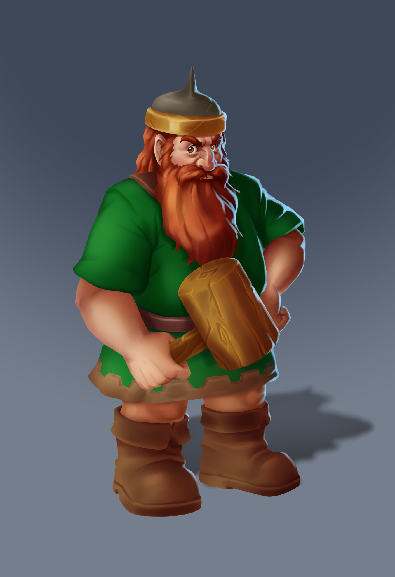 ArtStation - Dwarf from HoMM 3
