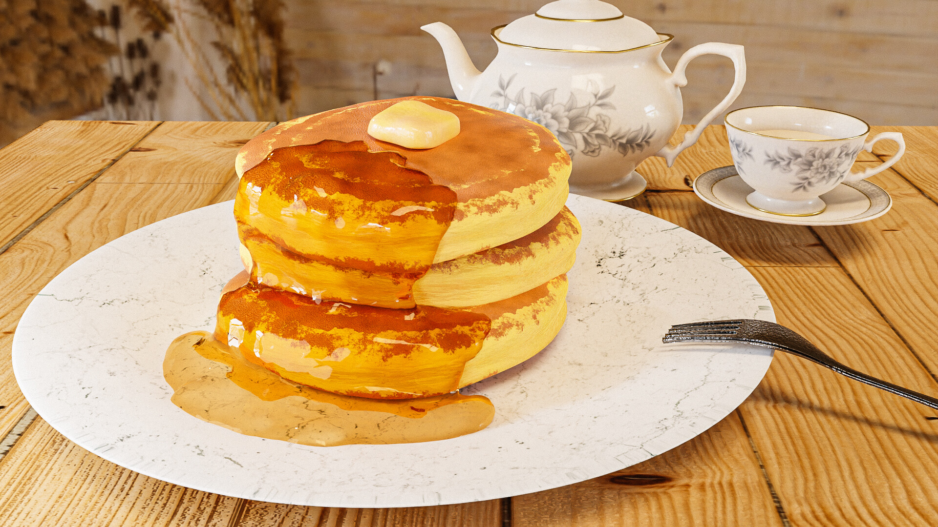 ArtStation - Pancake - Sweets series