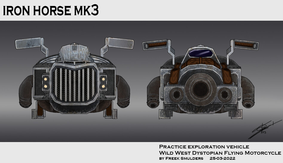 Freek Smulders - Dystopian (Wild West) Exploration Vehicle