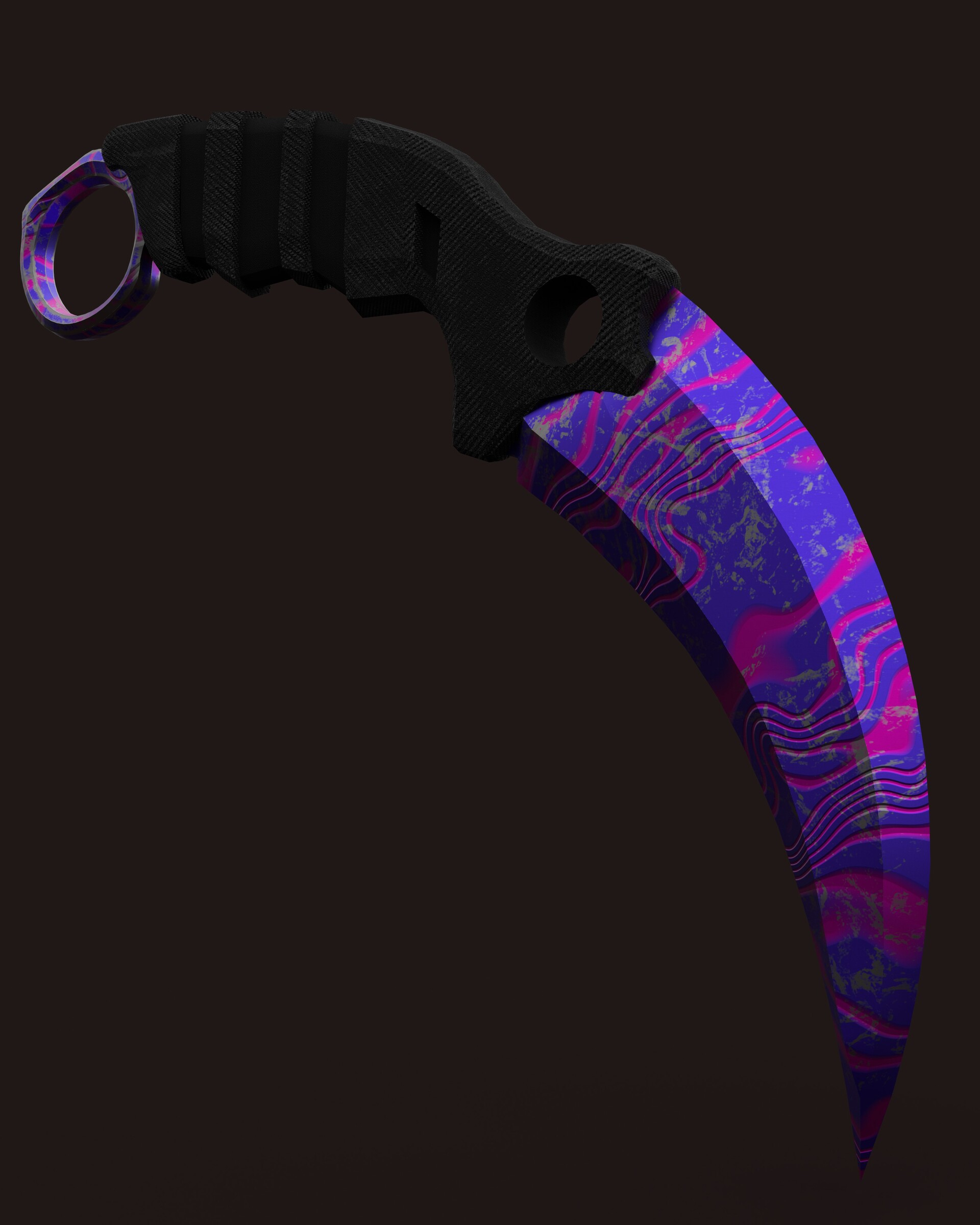 Tejas Nirmal - Damascus Karambit