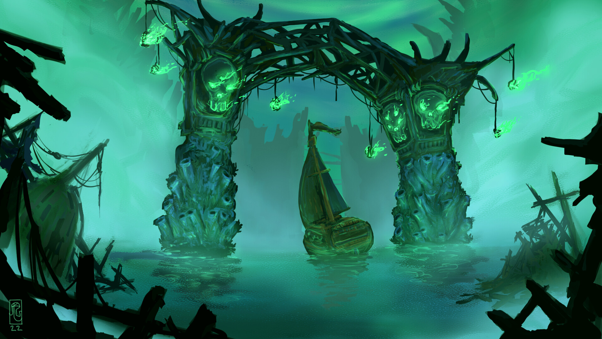 ArtStation - Island of the Damned