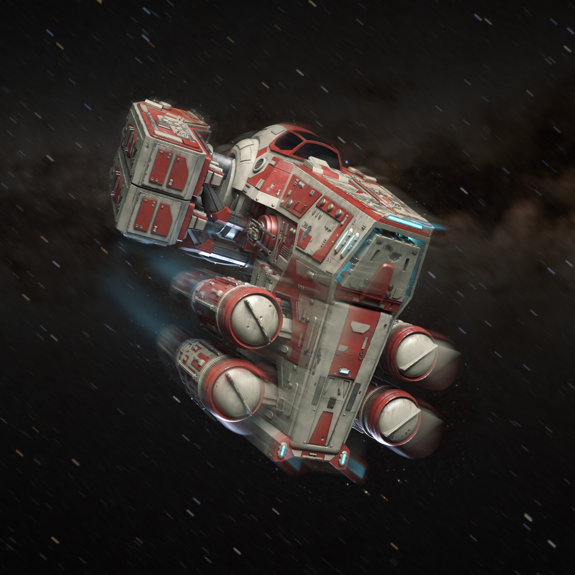 ArtStation - Cargo Spaceship: Revisited