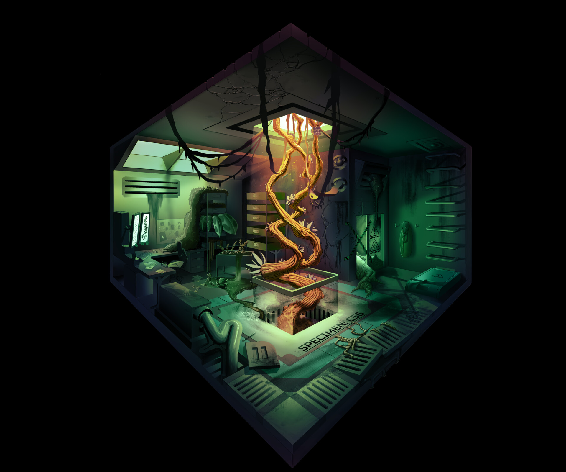 ArtStation - Research Facility gone wrong