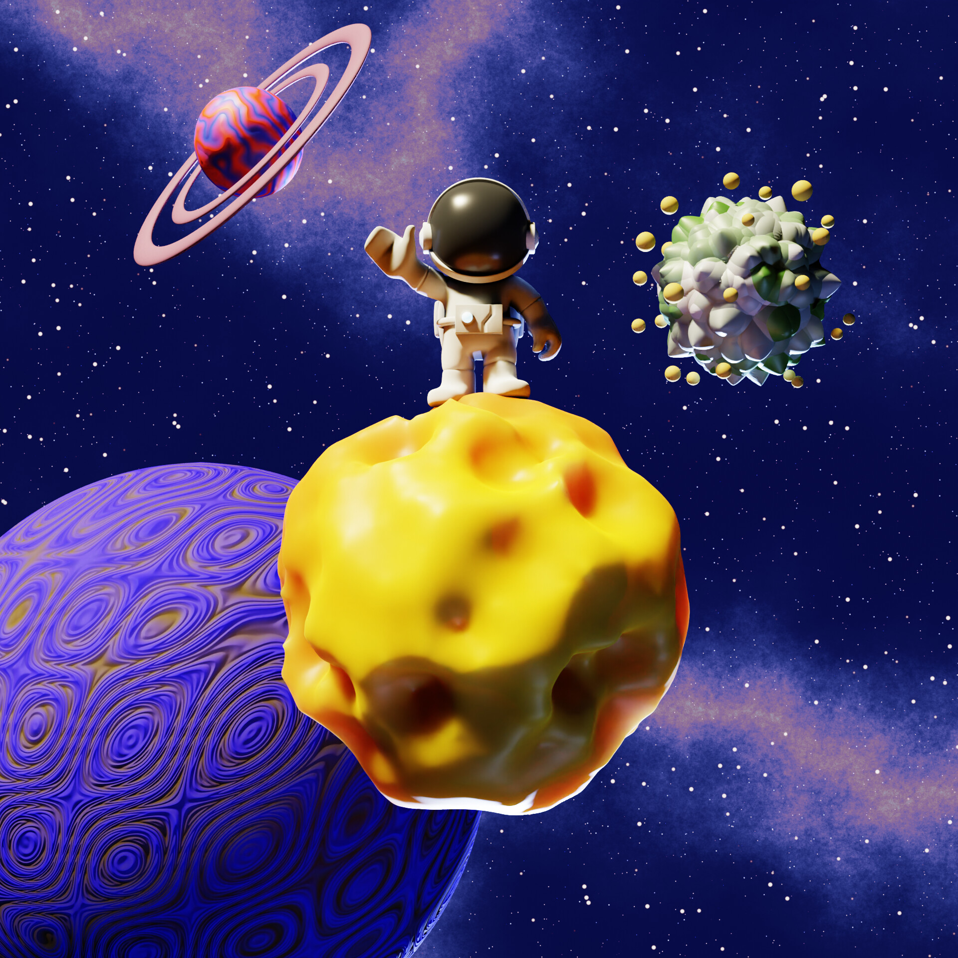 ArtStation - Planet Cheese