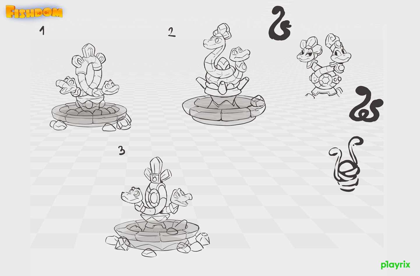 Sergey Klyuchnikov - Characters for Playrix / part 2