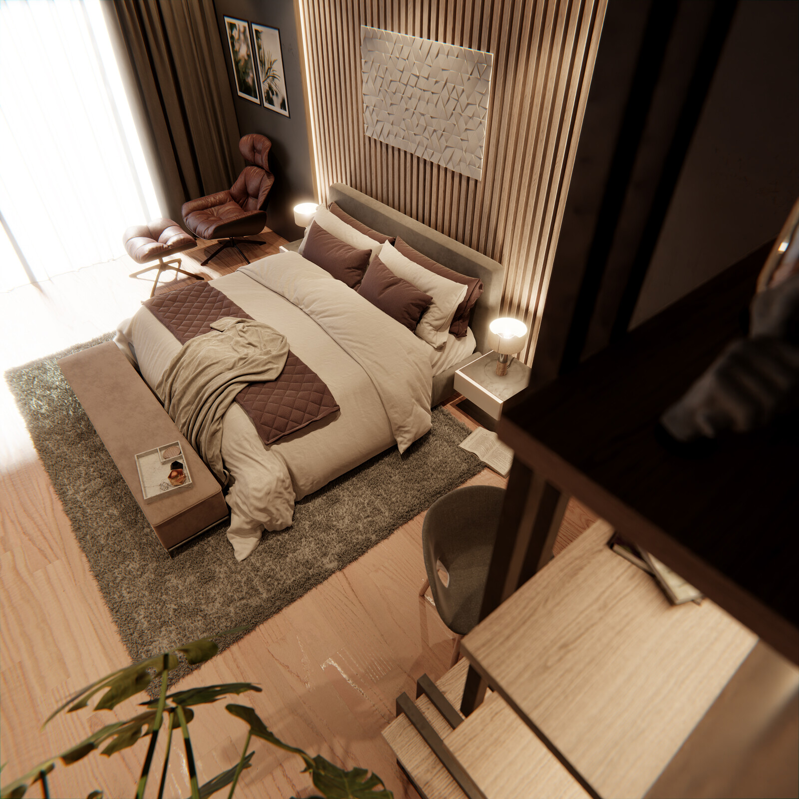 Mario Abou Samra - Modern Bedroom Design - Blender 3D