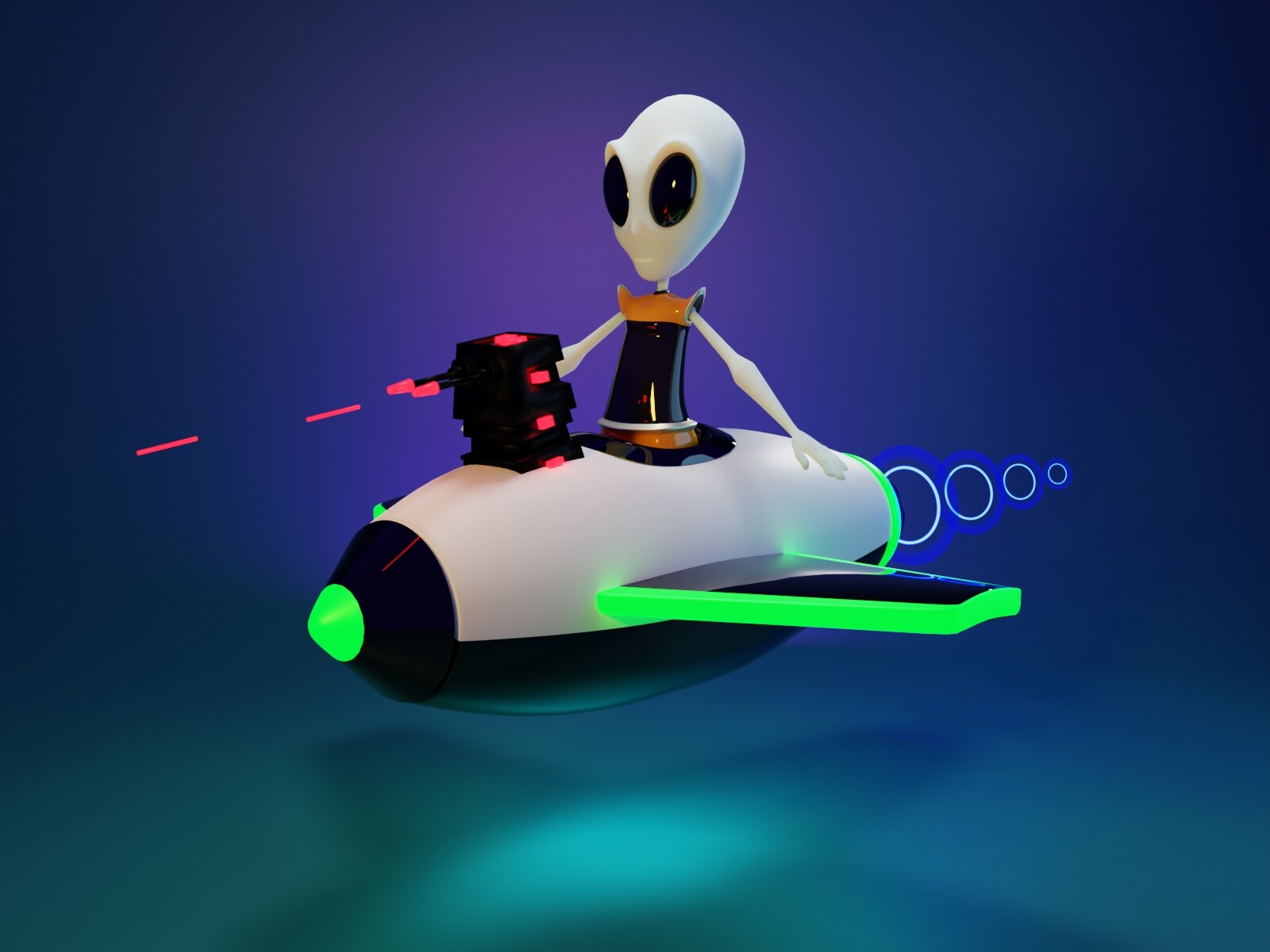 ArtStation - Aliens Rave In Peace